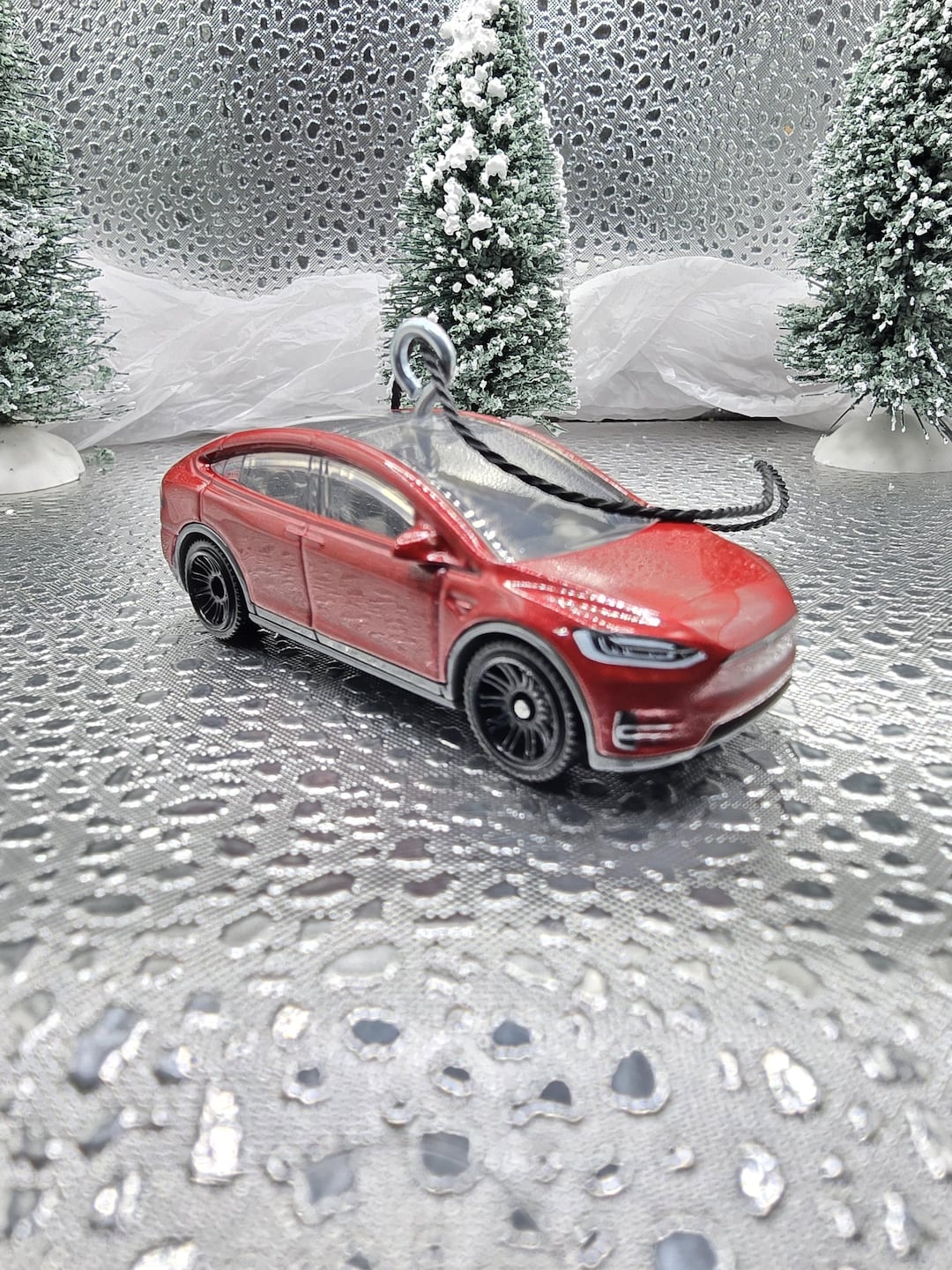 Matchbox Tesla Model X Red Christmas Tree Ornament - Etsy