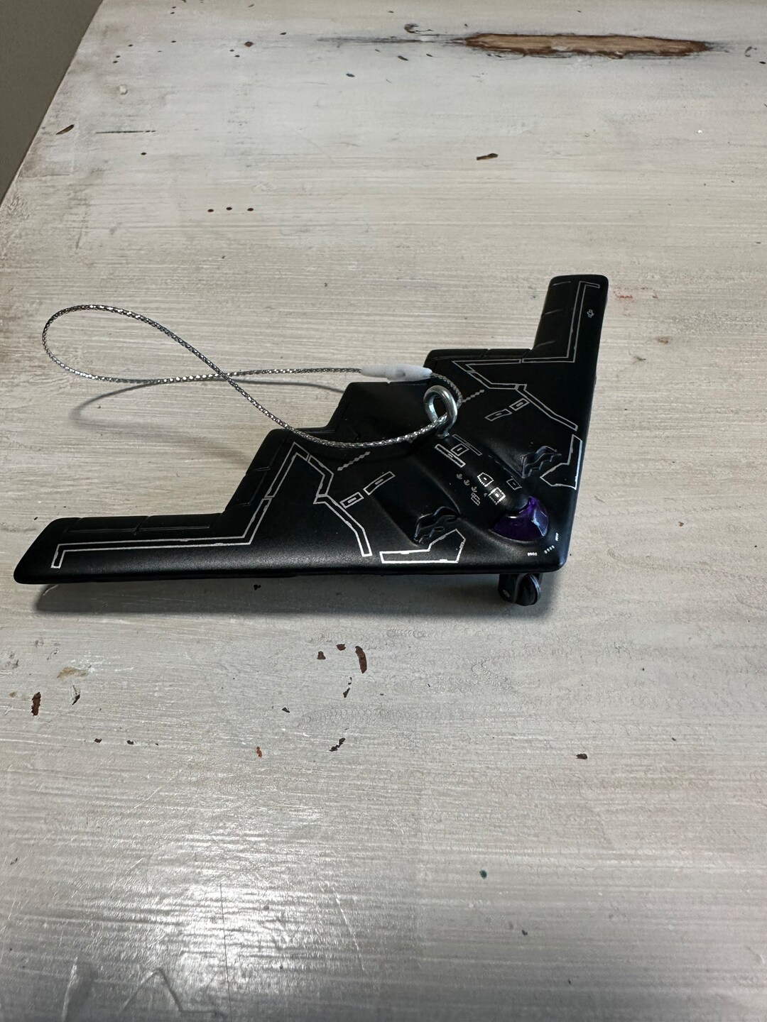 B2 Northrop Stealth Bomber BLACK 4.5 Airplane Christmas Tree Ornament ...