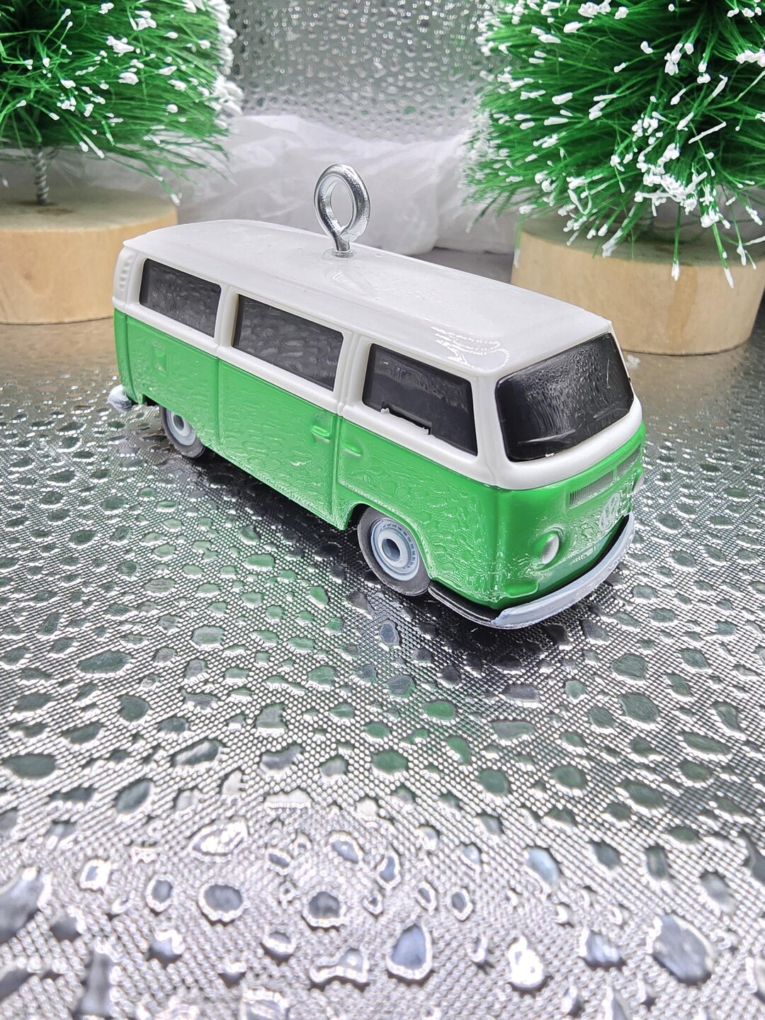 VW Volkswagen Type 2 Bus Green Christmas Tree Ornament - Etsy
