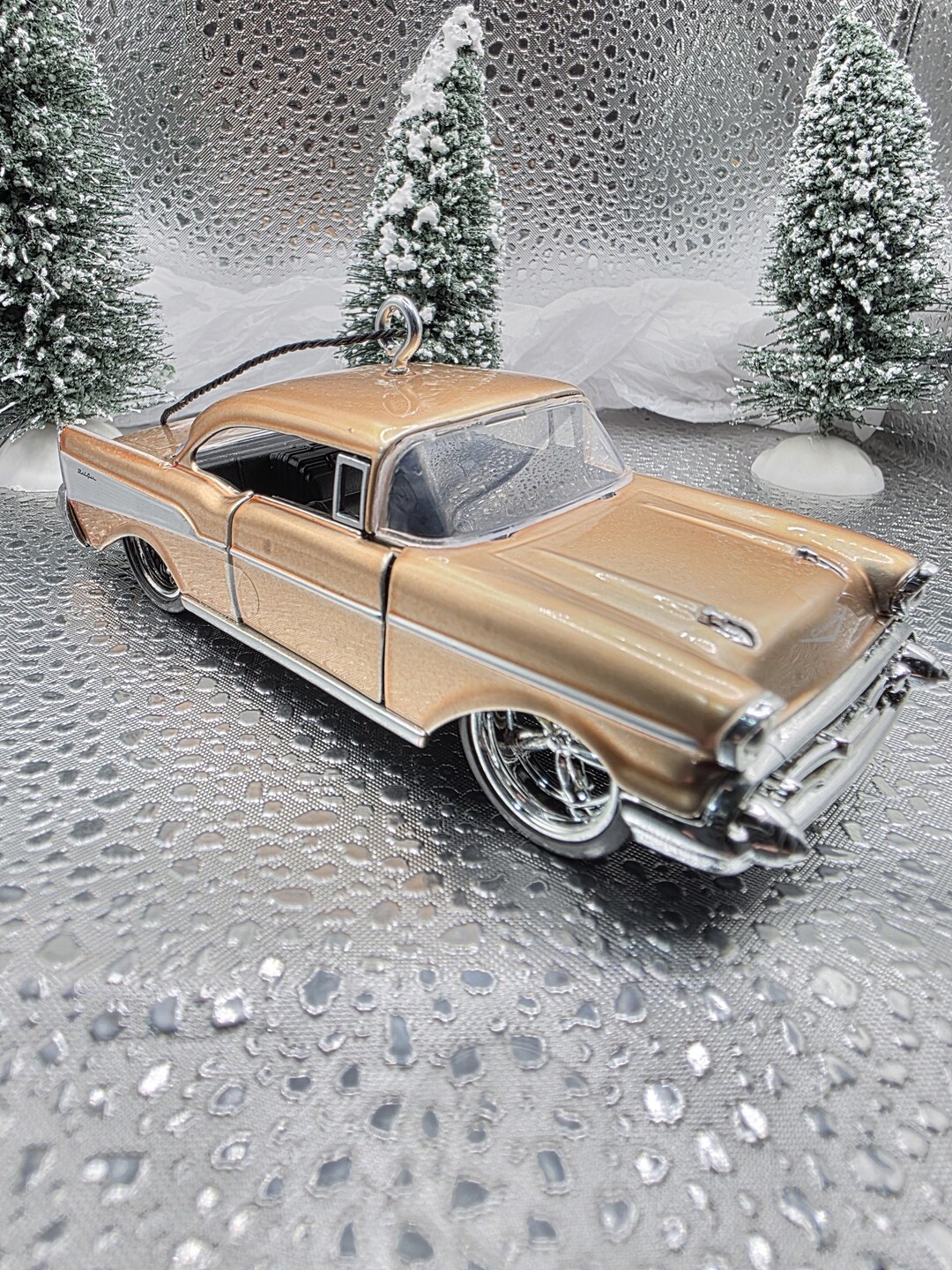 1957 Chevrolet Chevy Bel Air GOLD 5" Big Car Christmas Tree Ornament - Etsy