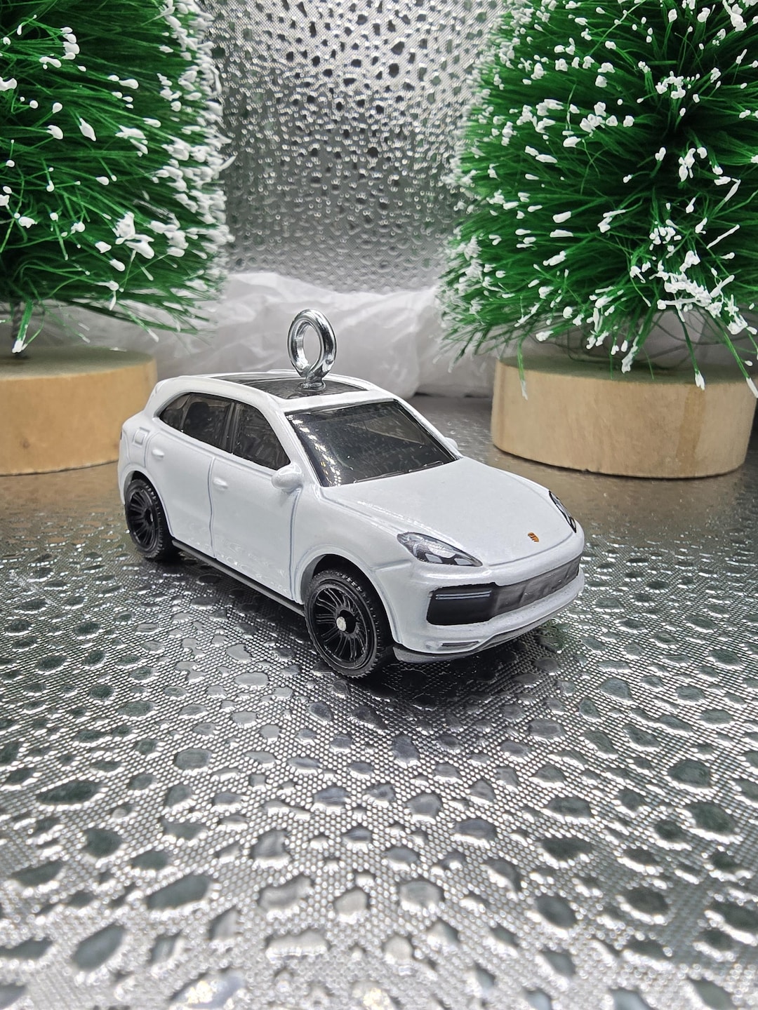 Matchbox Porsche Cayenne Turbo White Christmas Tree Ornament - Etsy