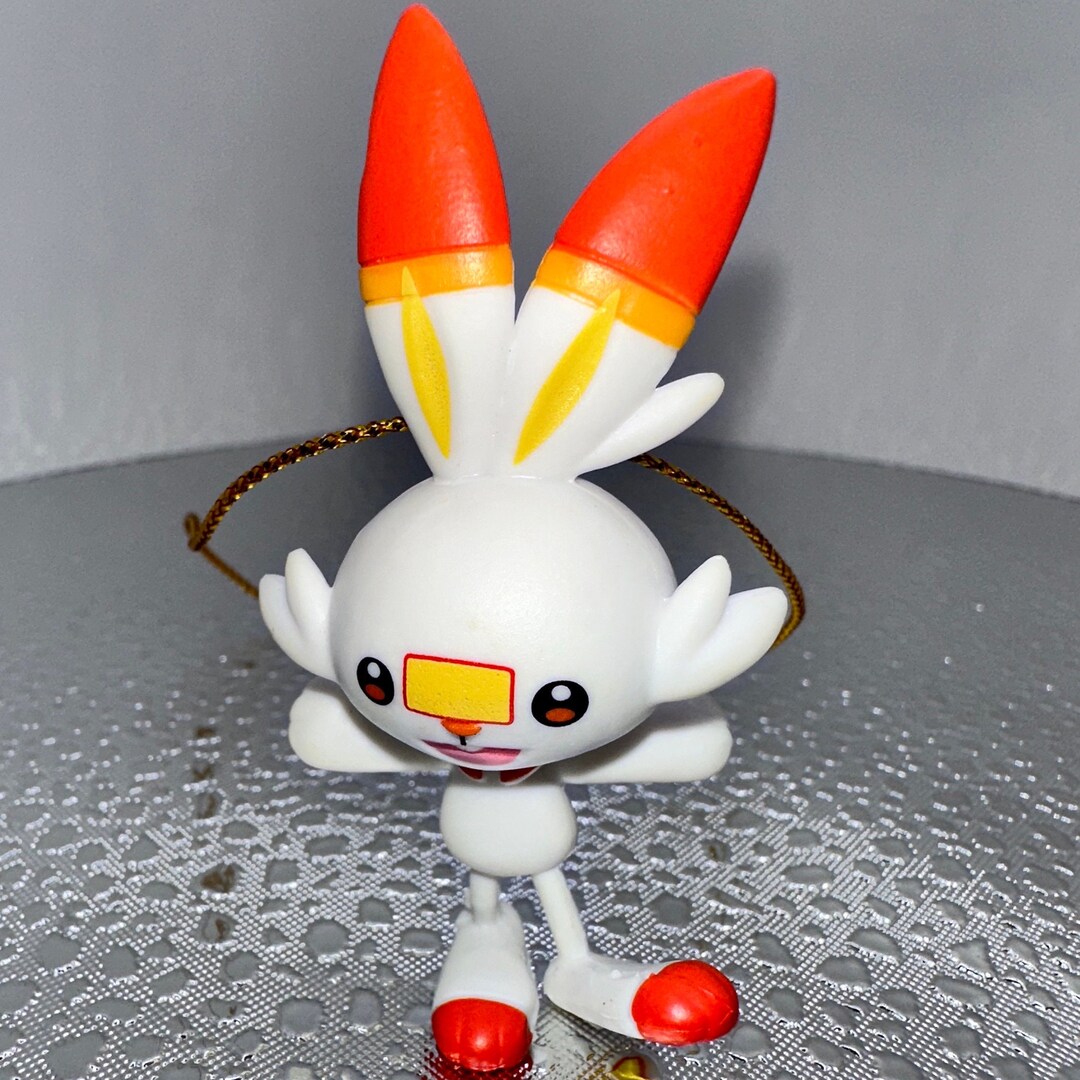 Pokémon Scorbunny Battle Pose Christmas Tree Ornament - Etsy