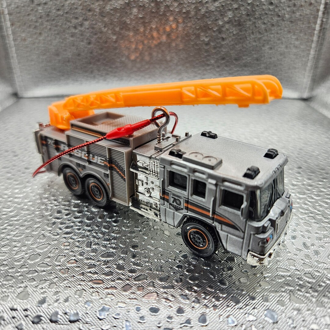 Matchbox Working Rigs Pierce Quantum Aerial Ladder Fire Truck Big Car ...
