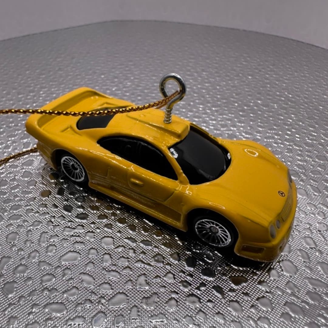 Mercedes Benz CLK GTR YELLOW Christmas Tree Ornament - Etsy