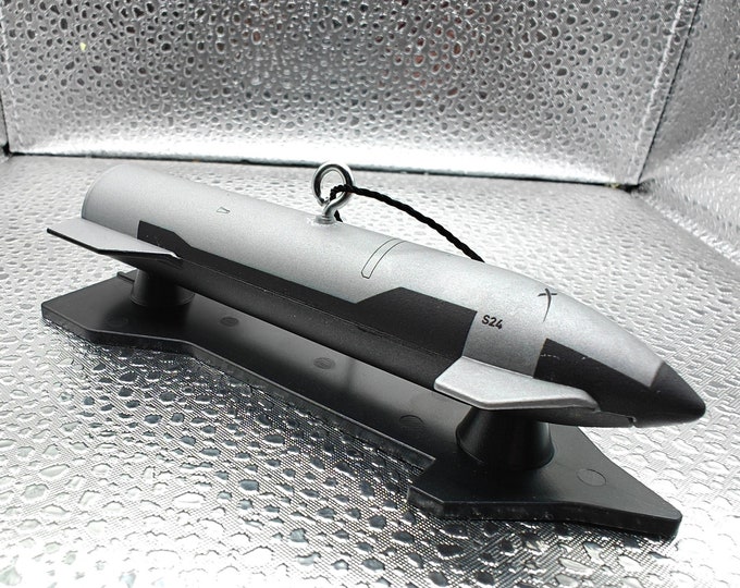 Spacex Starship 4.5” Rocket Christmas Tree Ornament - Etsy
