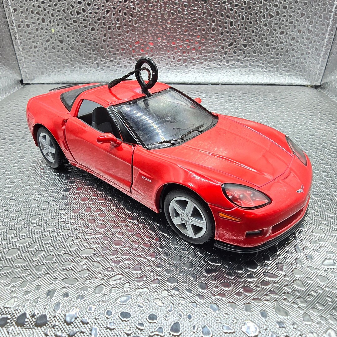 2007 Chevy Corvette C6 Z06 5" Big Car RED or ORANGE Christmas Tree ...
