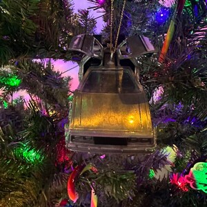 Back to the Future Delorean Time Machine BIG CAR Christmas Tree ...