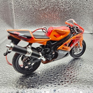 Yamaha YZF-R7 Orange and Red Motorcycle Christmas Tree Ornament - Etsy