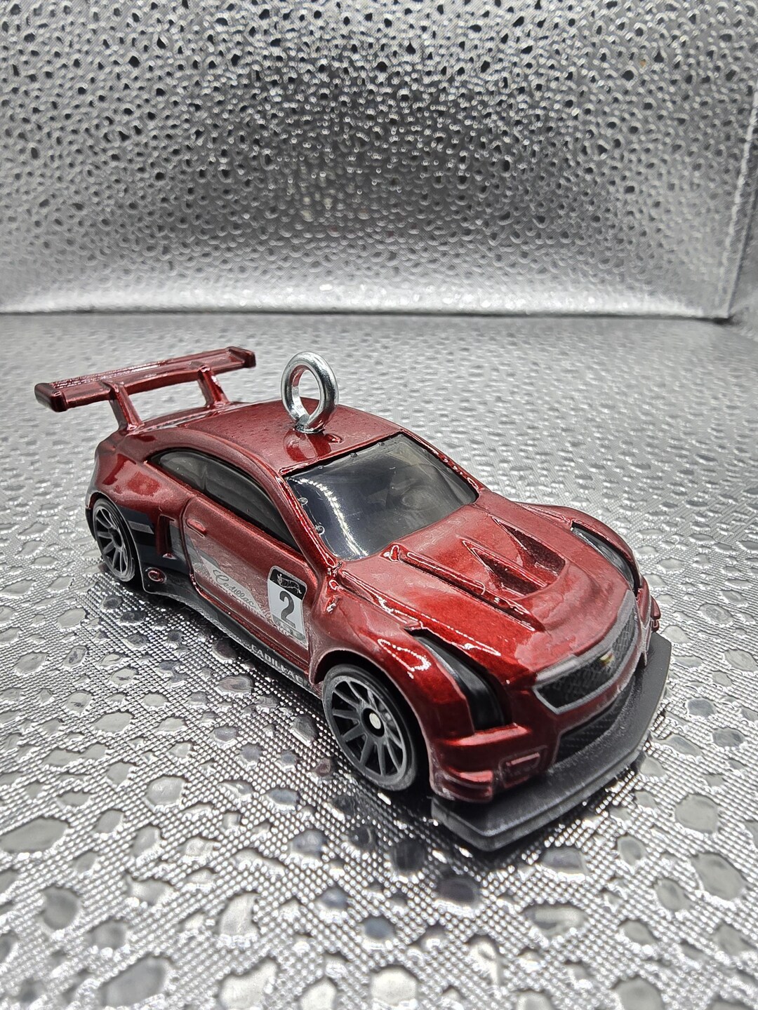 Hot Wheels 2016 Cadillac ATS-V R Red Christmas Tree Ornament - Etsy