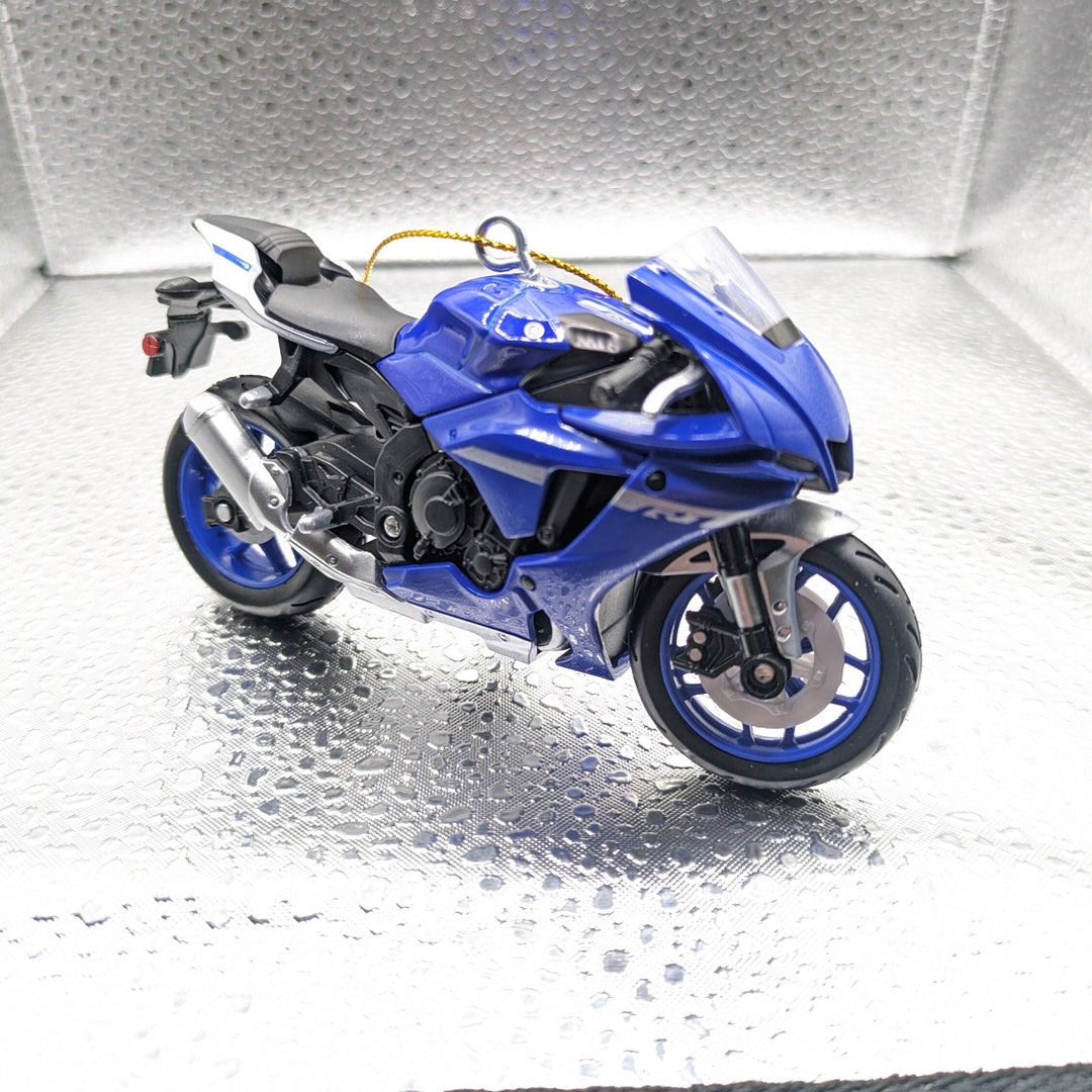 Yamaha RZF-R1 2021 BLUE Motorcycle Christmas Tree Ornament - Etsy
