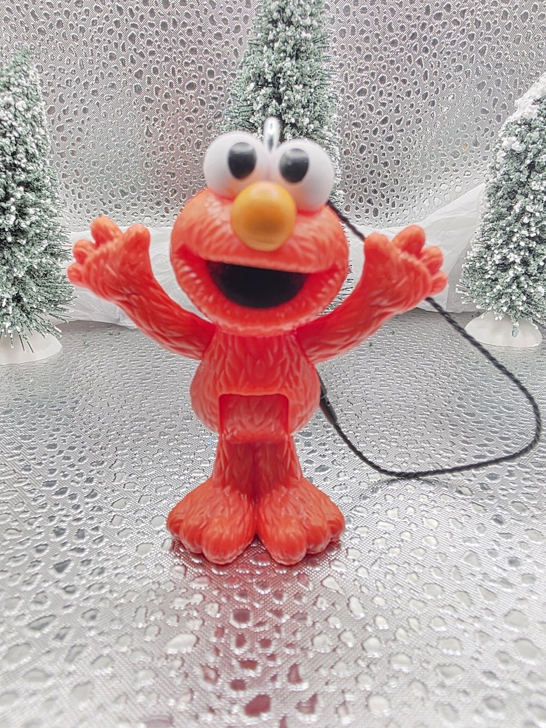 Sesame Street "elmo" Ornament (3") - Etsy