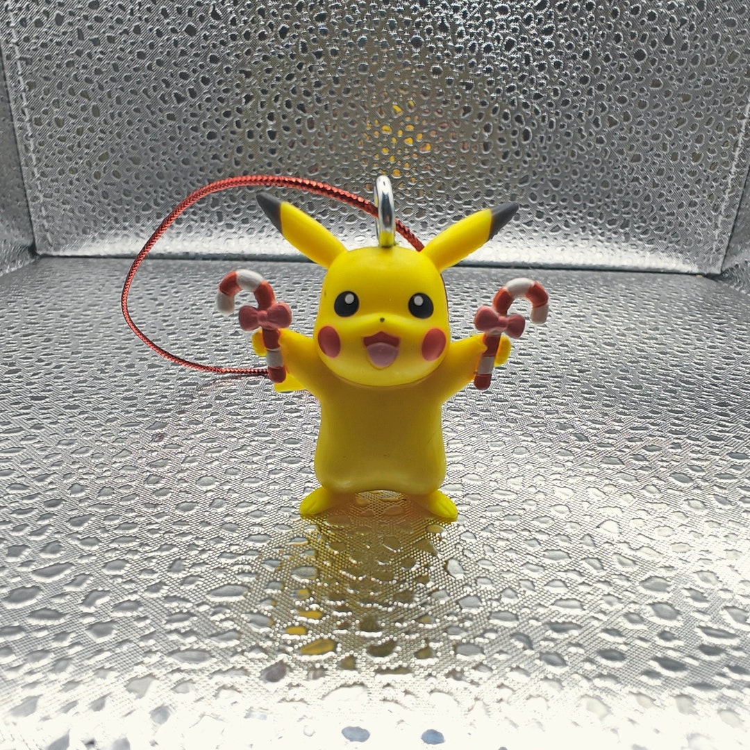 Pokémon Pikachu Candy Cane Christmas Tree Ornament - Etsy