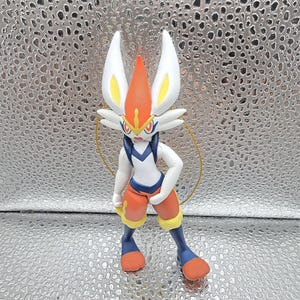 Pokémon Cinderace Battle Pose 5 Christmas Tree Ornament - Etsy