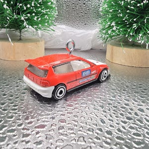 Hot Wheels 2018 Honda Civic WHITE Christmas Tree Ornament - Etsy
