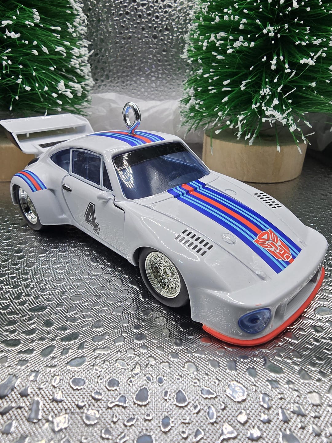 1976 Porsche 935 Transformers Jazz 5 Big Car WHITE Christmas Tree ...