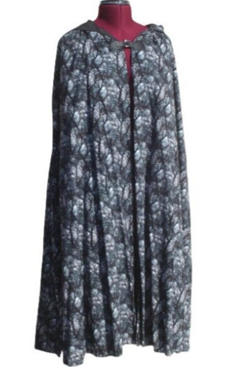 Black Forest Short Hooded Cloak Perfect for Medieval, Renaissance ...