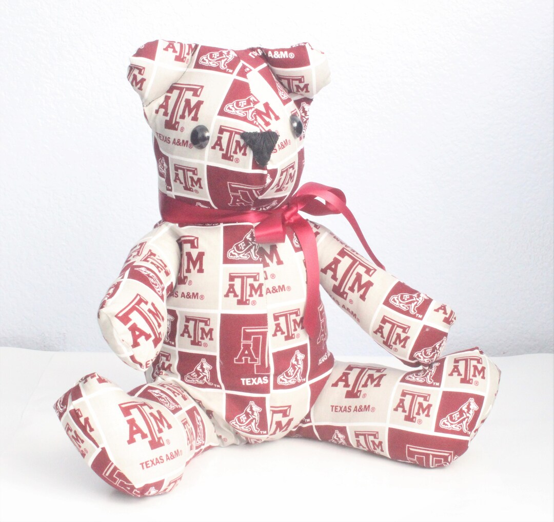 Aggie Teddy Bear Handmade Texas College - Etsy