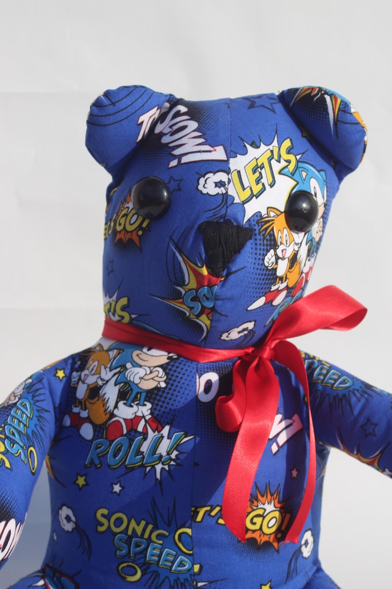 Sonic Teddy Bear - Etsy