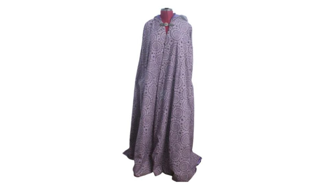 Purple Spider Floor Length Hooded Cloak Perfect for Medieval ...
