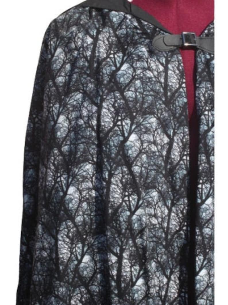 Black Forest Short Hooded Cloak Perfect for Medieval, Renaissance ...