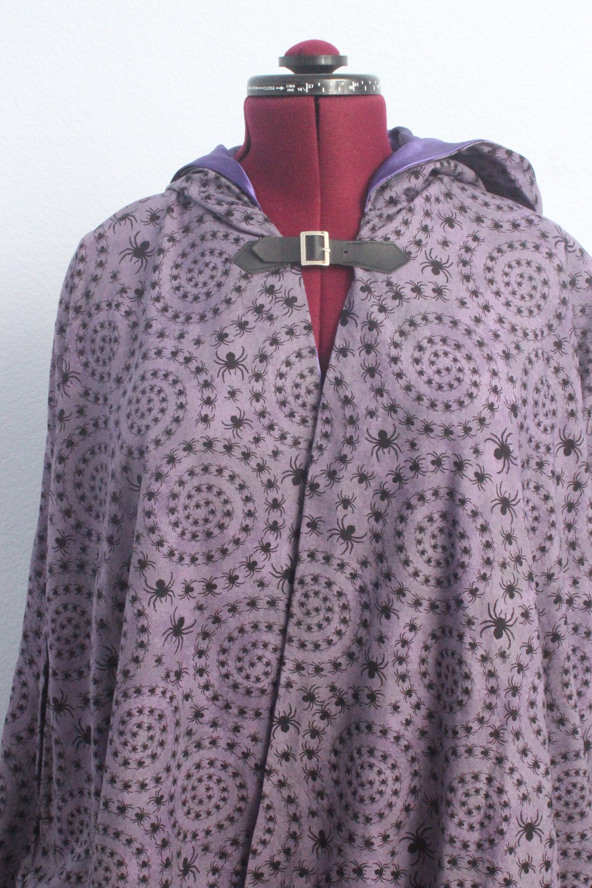 Purple Spider Floor Length Hooded Cloak Perfect for Medieval ...