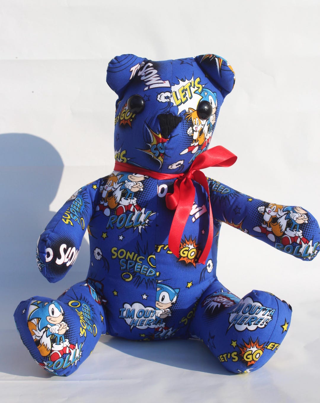 Sonic Teddy Bear - Etsy