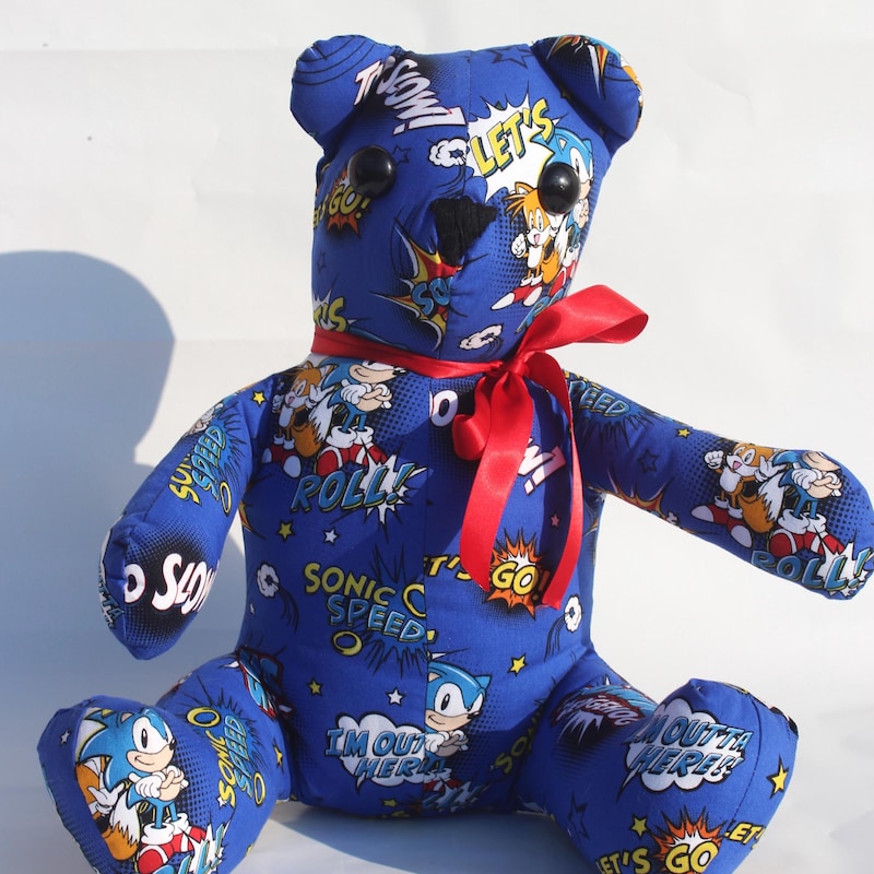 Sonic Teddy - Etsy