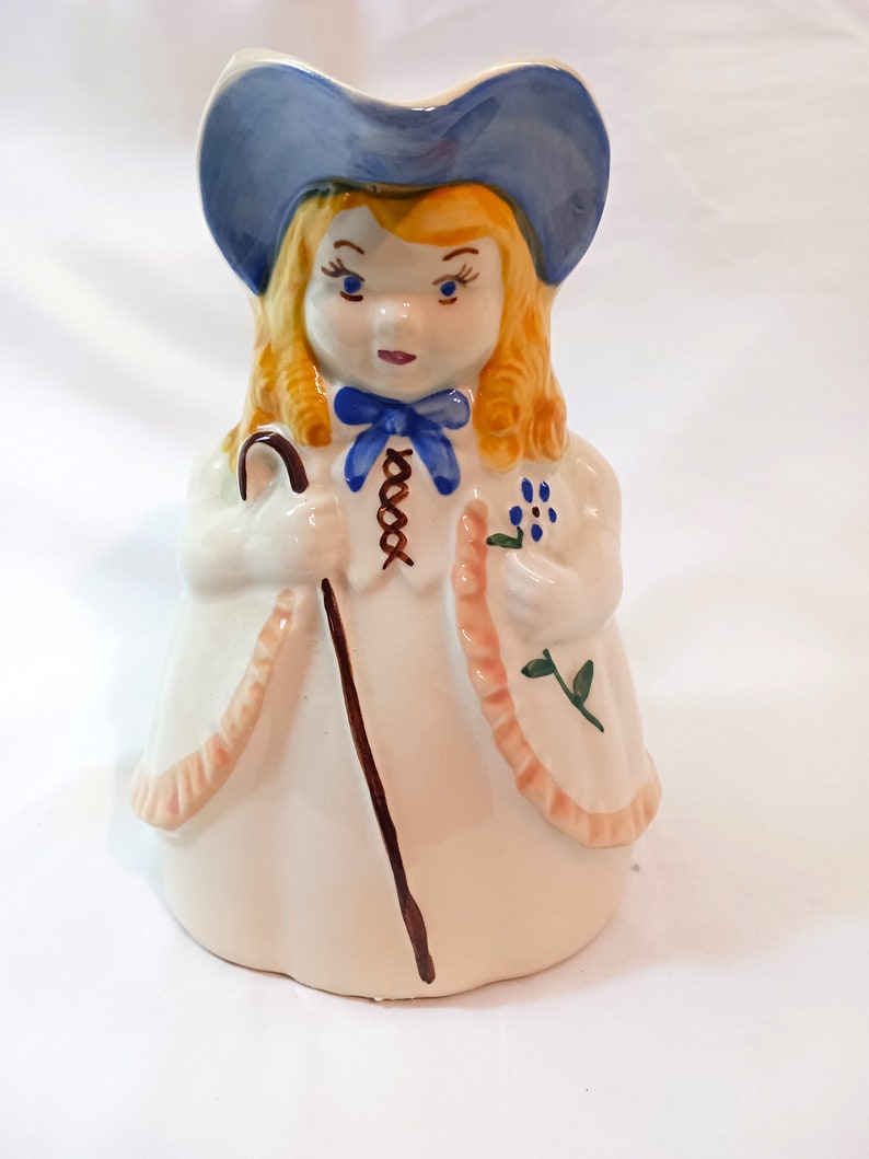 Vintage Hull USA Ceramic/porcelain Bo Peep Pitcher - Etsy