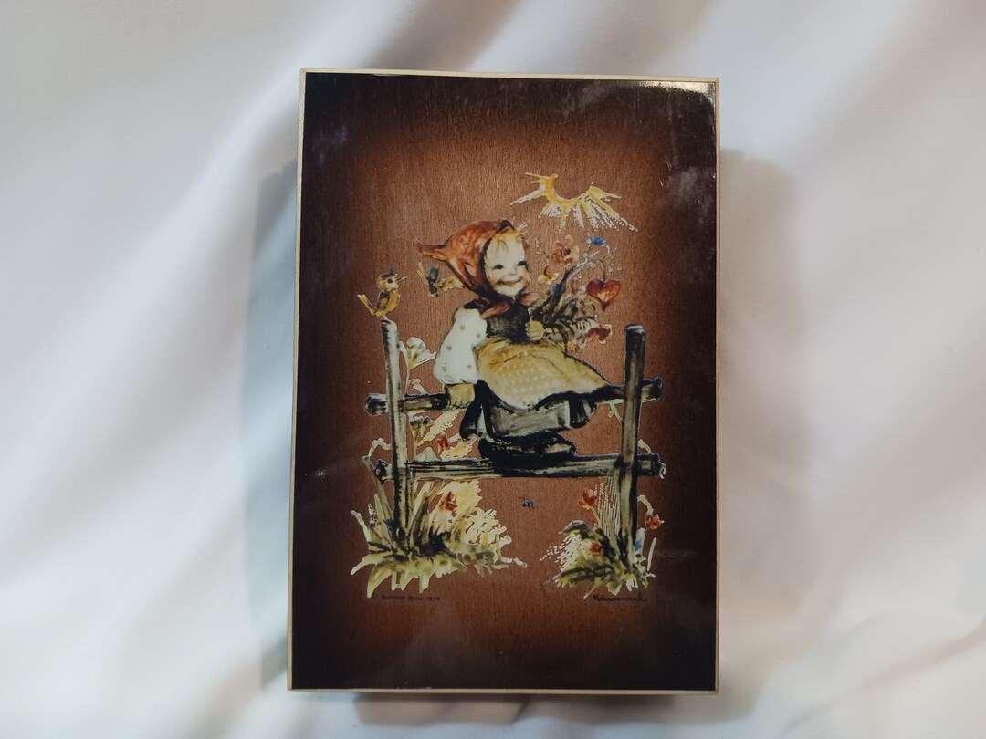 Sister Berta Hummel Hinged Wooden Music And/or Jewelry Box, Plays Rose ...