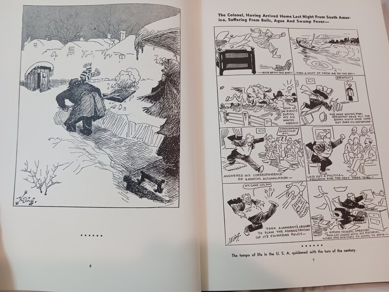Vintage Book of Old Cartoons, "it Seems Like Only Yesterday," 1960/1961 ...