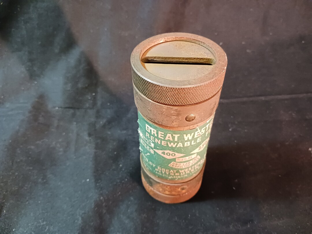 Vintage Great Western Renewable Fuse Bank - Etsy