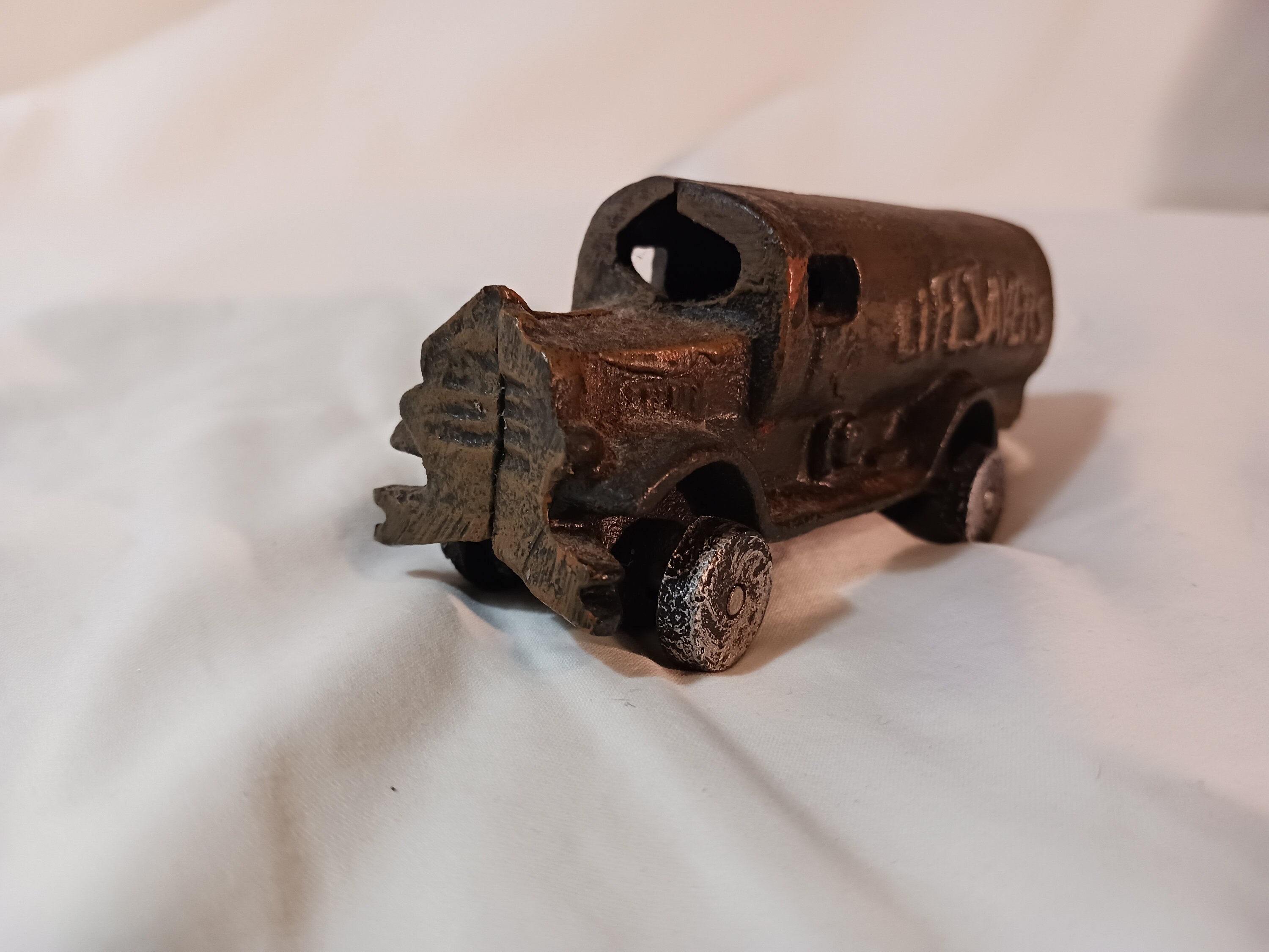 Vintage Cast Iron Toy Tanker Lifesavers Truck - Etsy