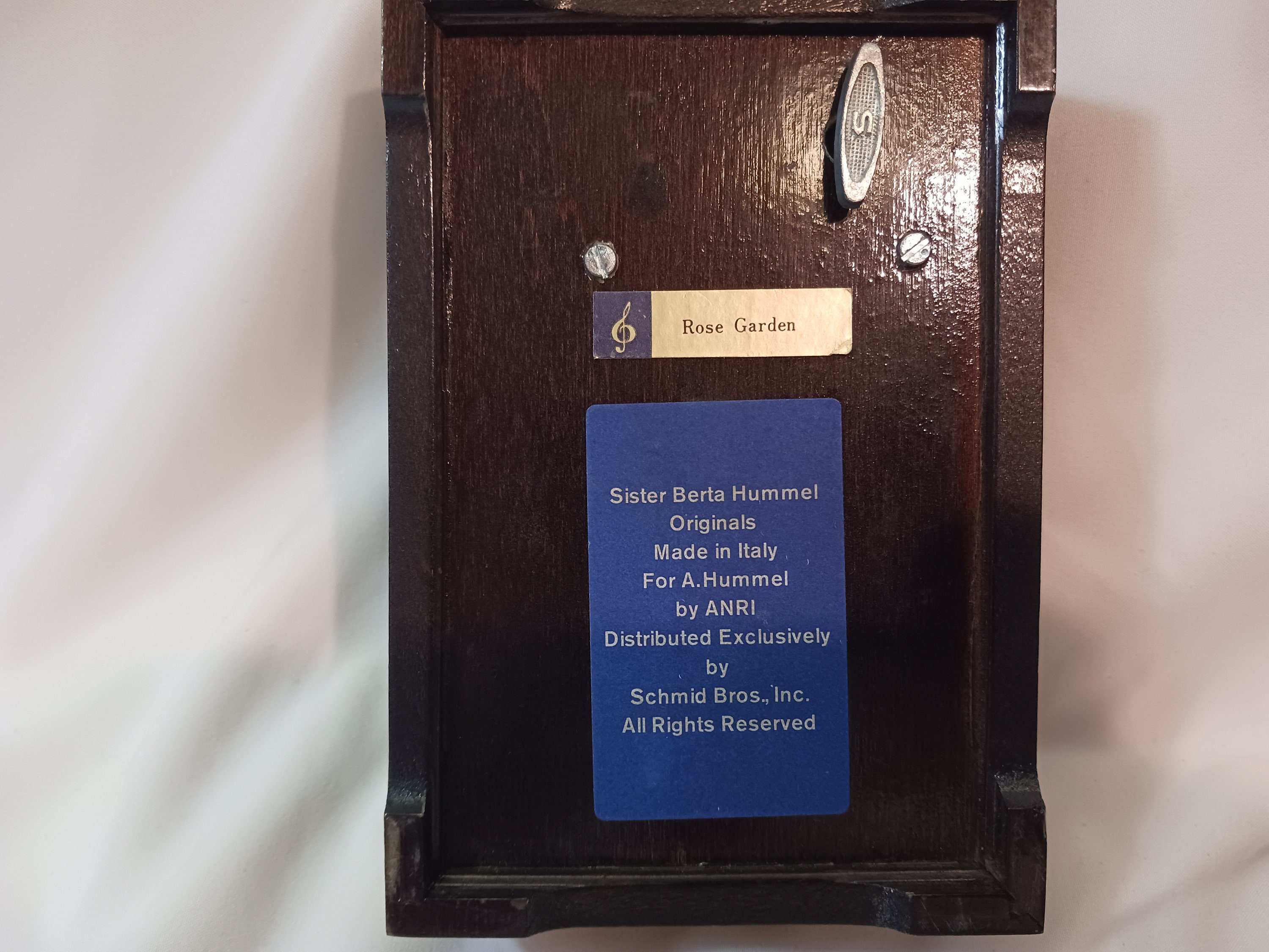 Sister Berta Hummel Hinged Wooden Music And/or Jewelry Box, Plays Rose ...