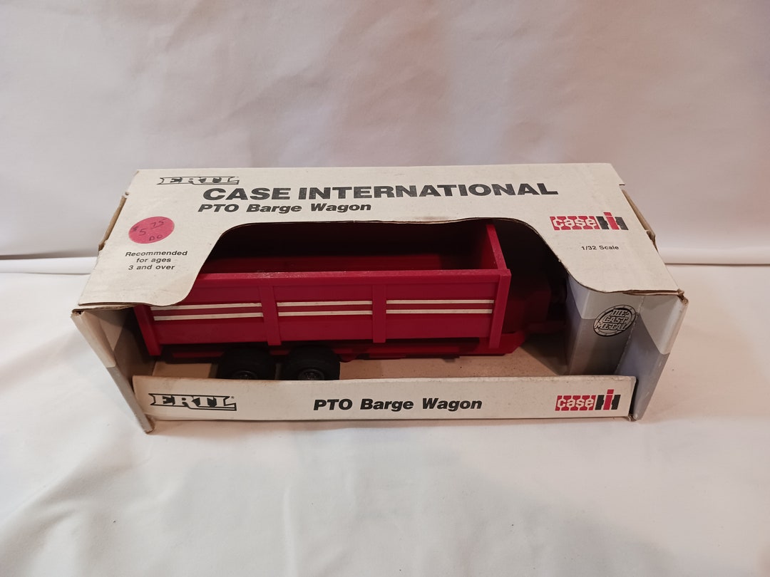 Vintage 1988 ERTL Case International PTO Barge Wagon, 1:32 Scale, NIB ...