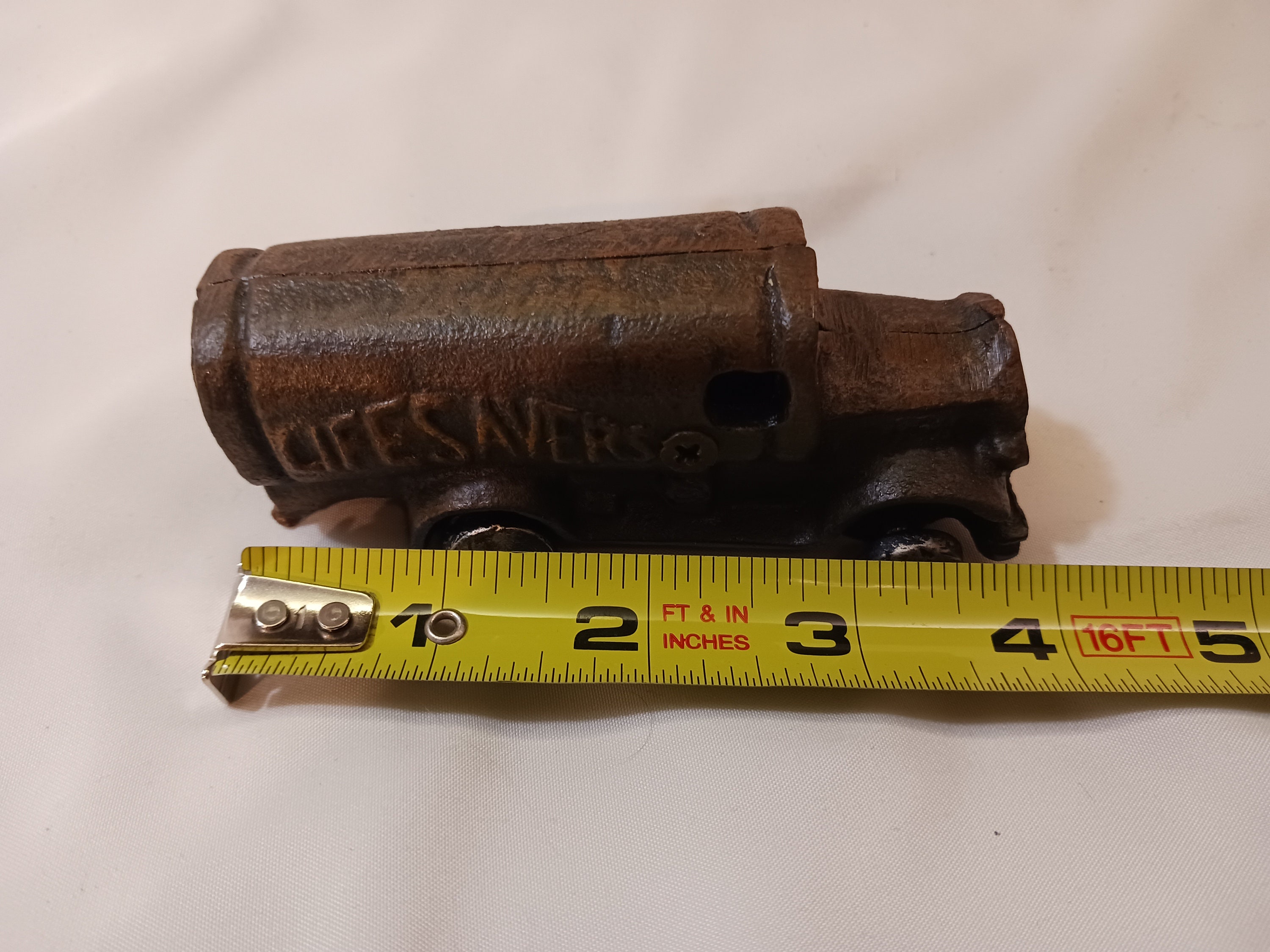Vintage Cast Iron Toy Tanker Lifesavers Truck - Etsy