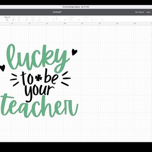 Lucky Teacher SVG PNG PDF, Lucky Svg, St Patricks Day Svg, St Patricks ...