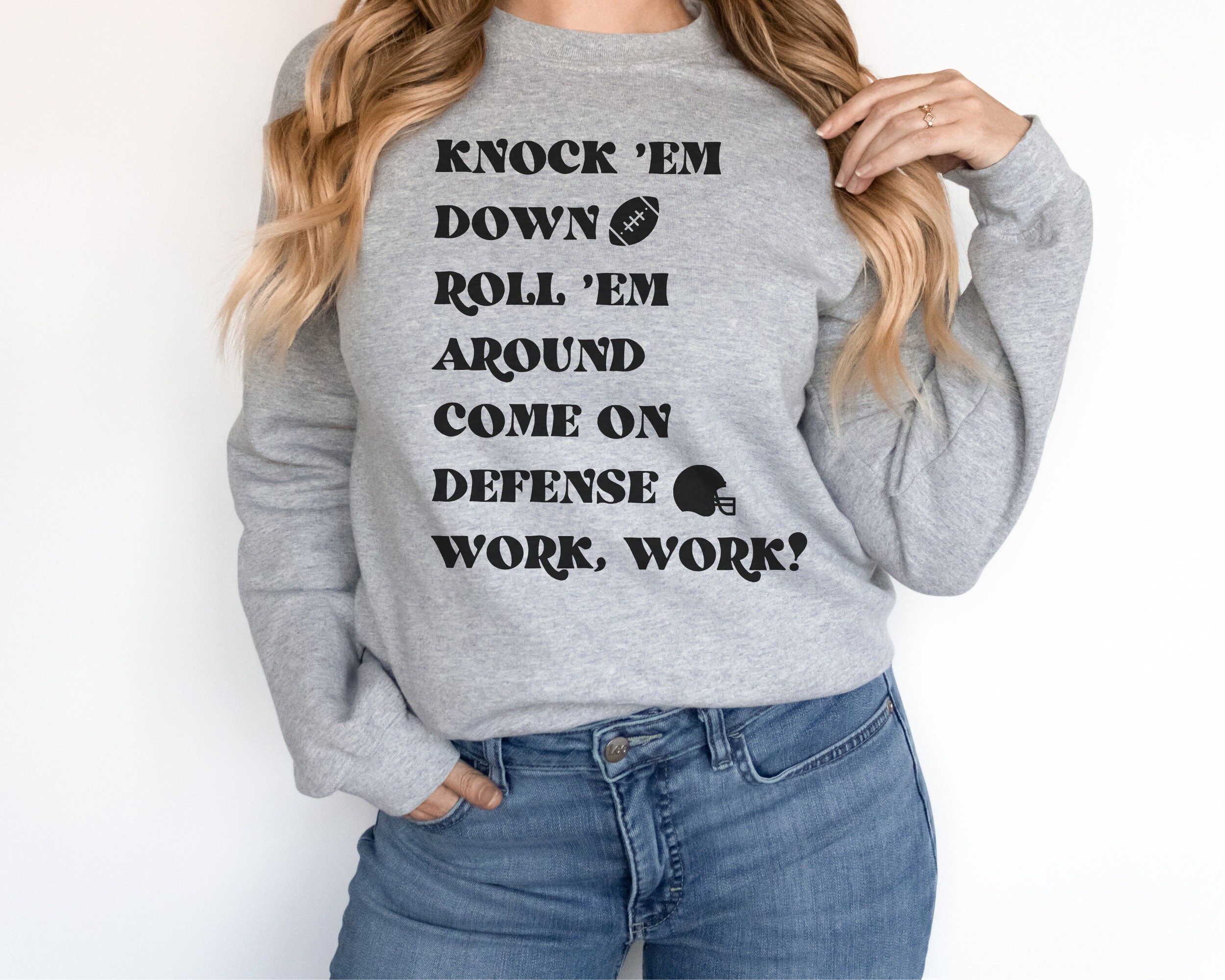 Knock Em Down SVG PNG, Cheerleader Svg, Football Svg, Yay Sports Svg ...