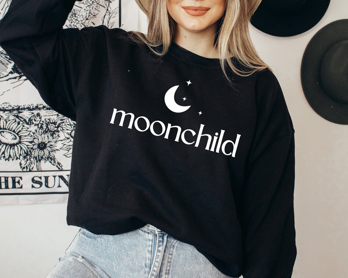 Moonchild Svg Trendy Moon SVG Sky Svg Retro Svg Trendy - Etsy