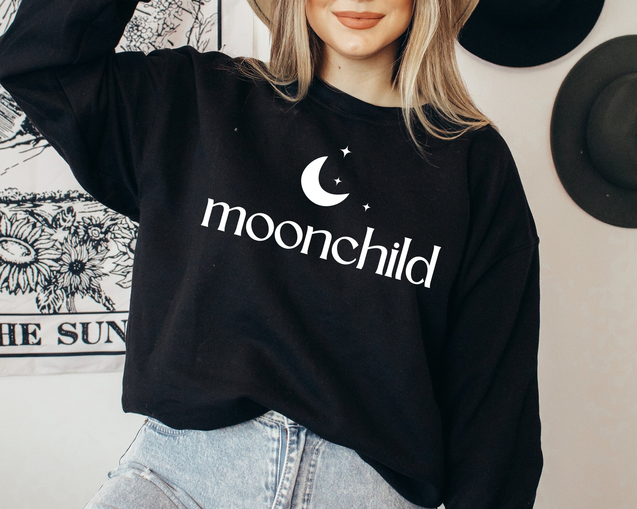 Moonchild Svg, Trendy Moon SVG, Sky Svg, Retro Svg, Trendy Boho Svg ...