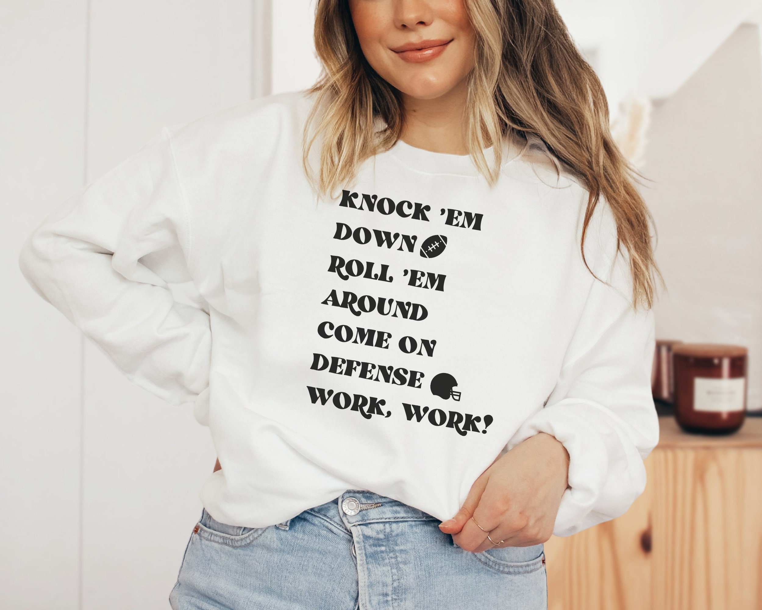 Knock Em Down SVG PNG, Cheerleader Svg, Football Svg, Yay Sports Svg ...