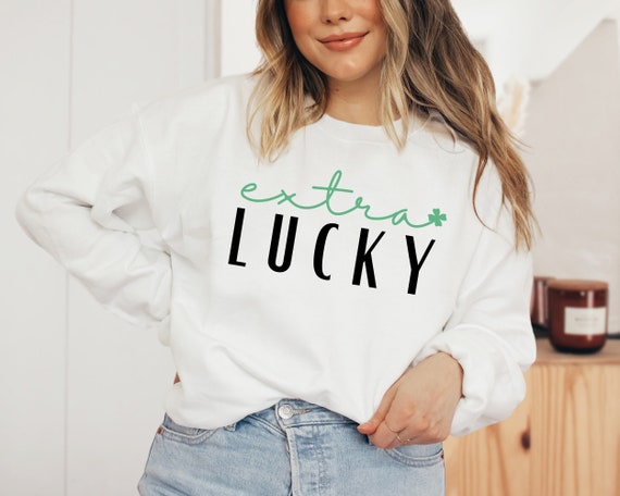 Extra Lucky SVG PNG PDF Lucky Svg St Patricks Day Svg St | Etsy