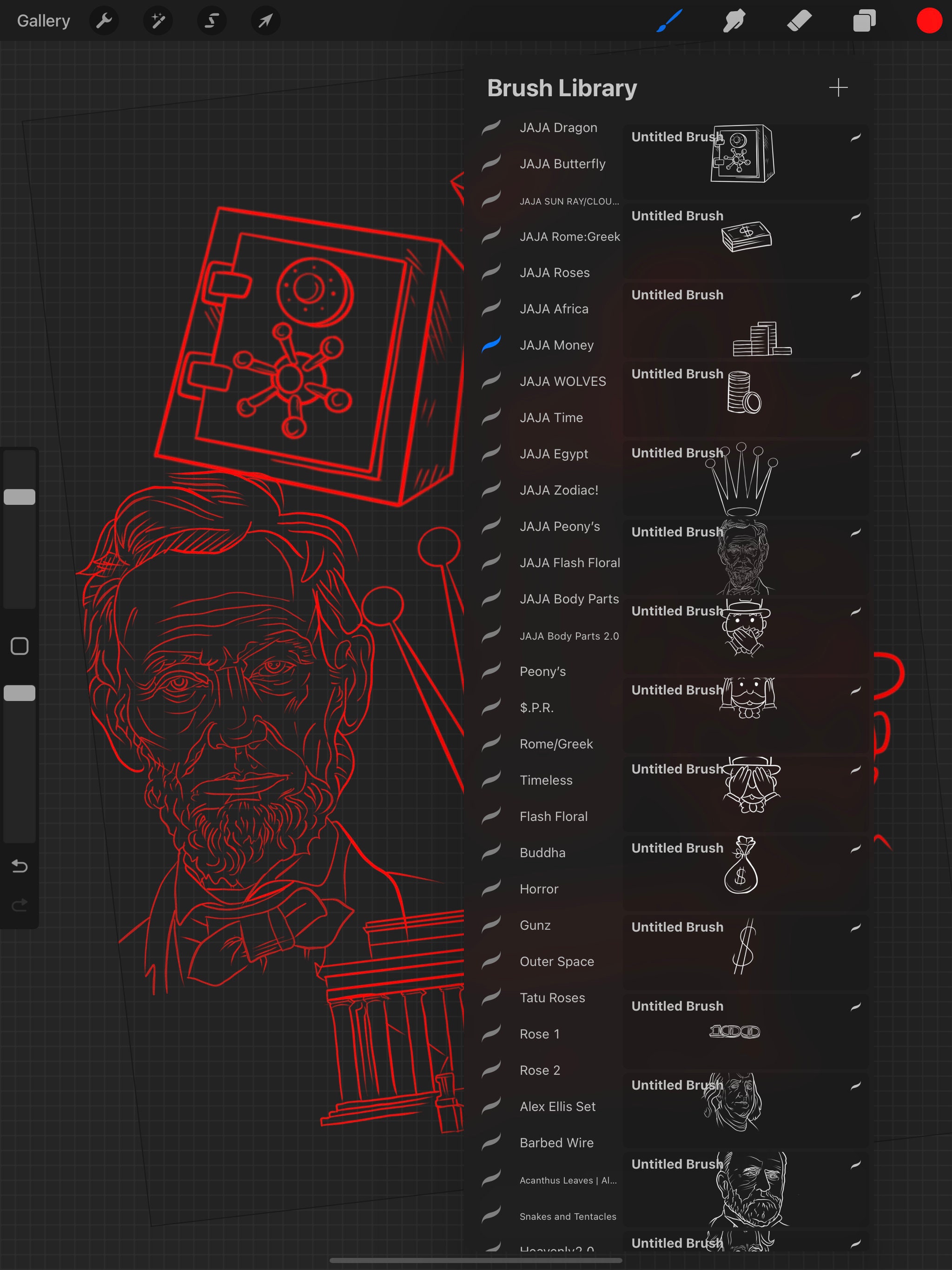 Money Stencil Set - Etsy