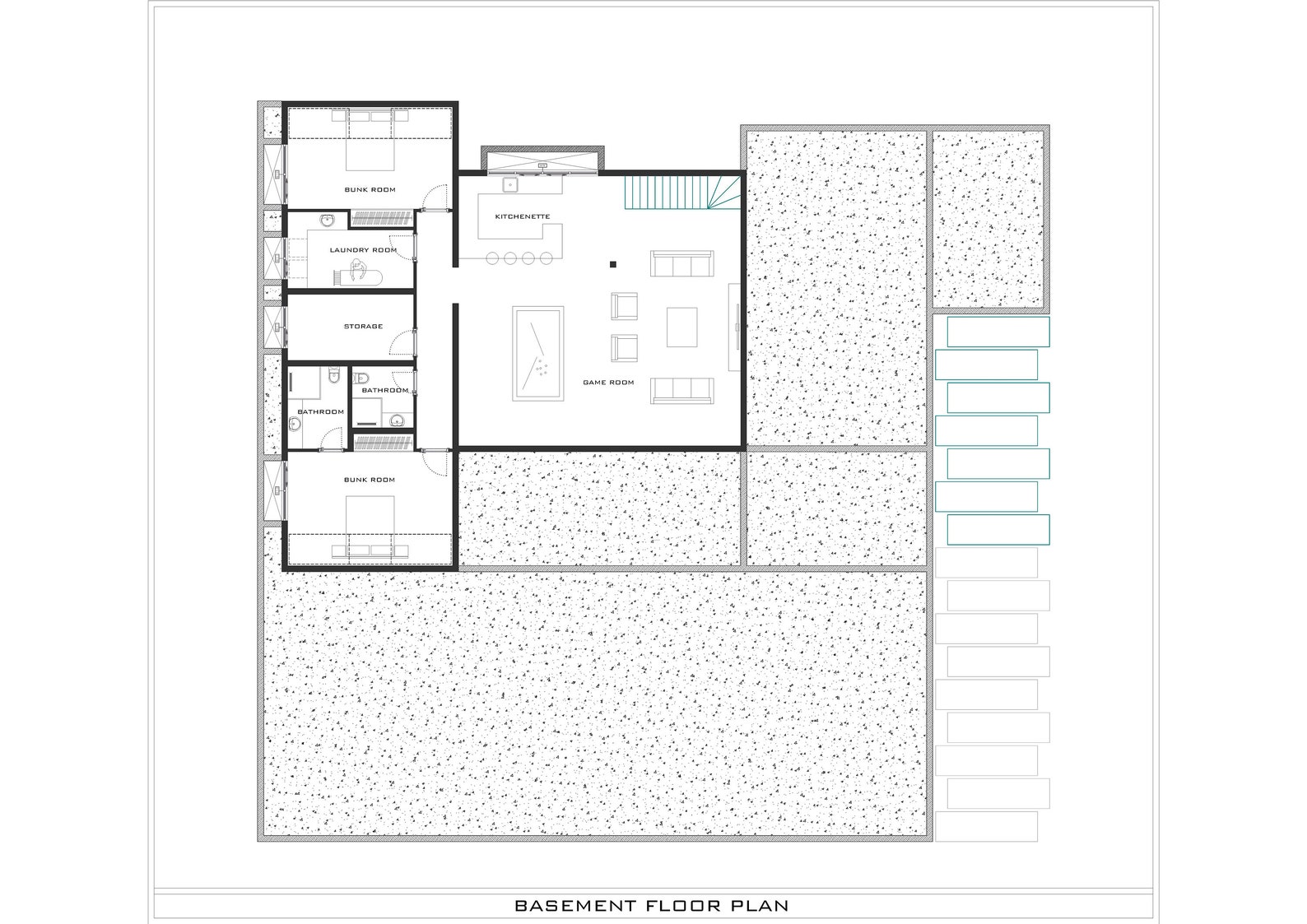 Modern Chalet House Plan: 3 Bedroom, 2.5 Bathrooms (CAD File) - Etsy