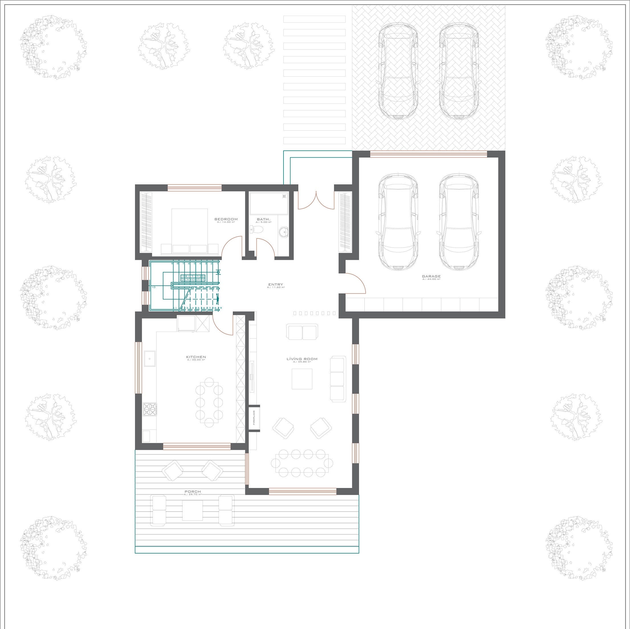 Custom House Plan, Modern Maison Plan, Architectural Design by ...
