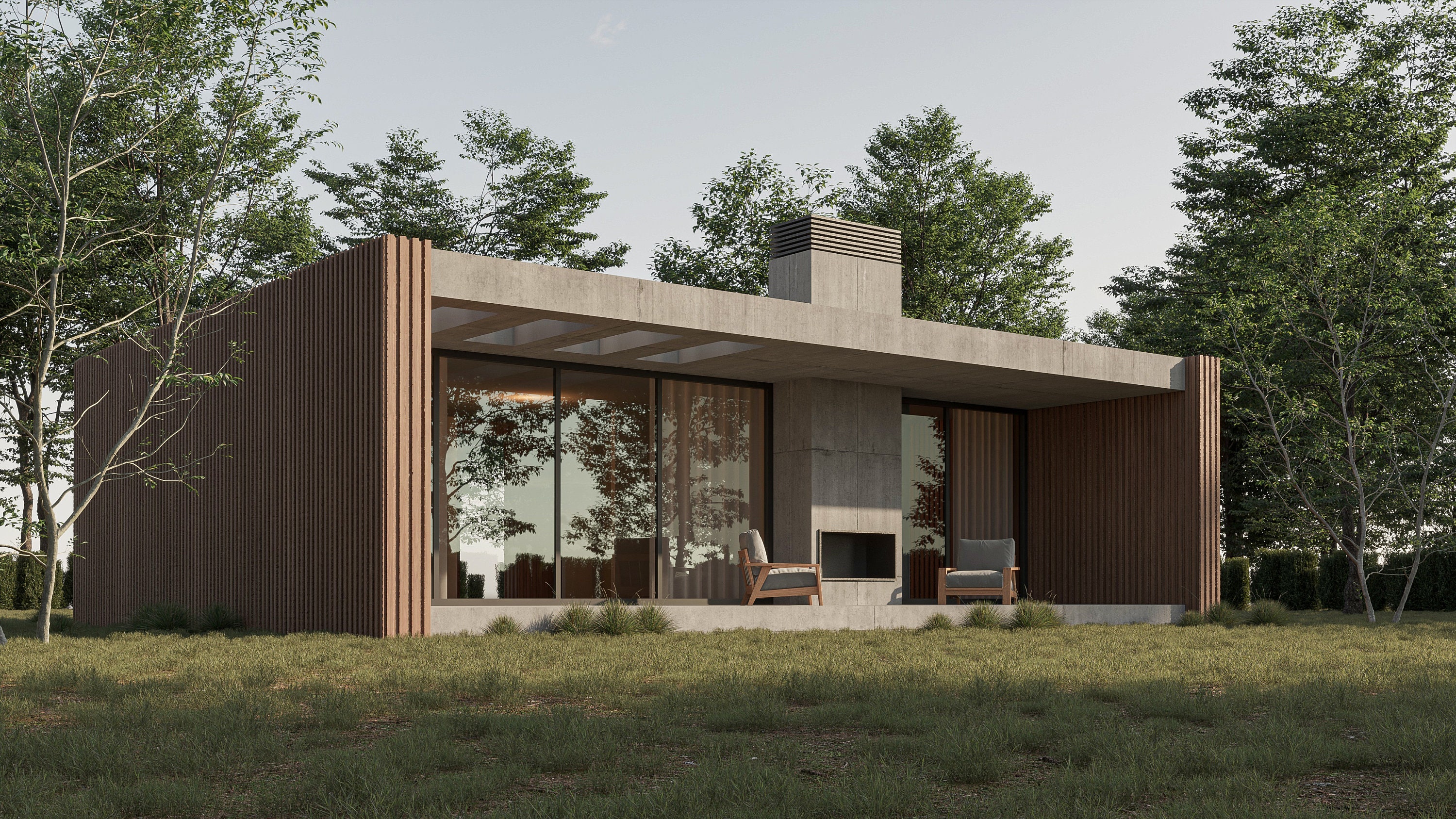 Tiny Homes Contemporary Concrete