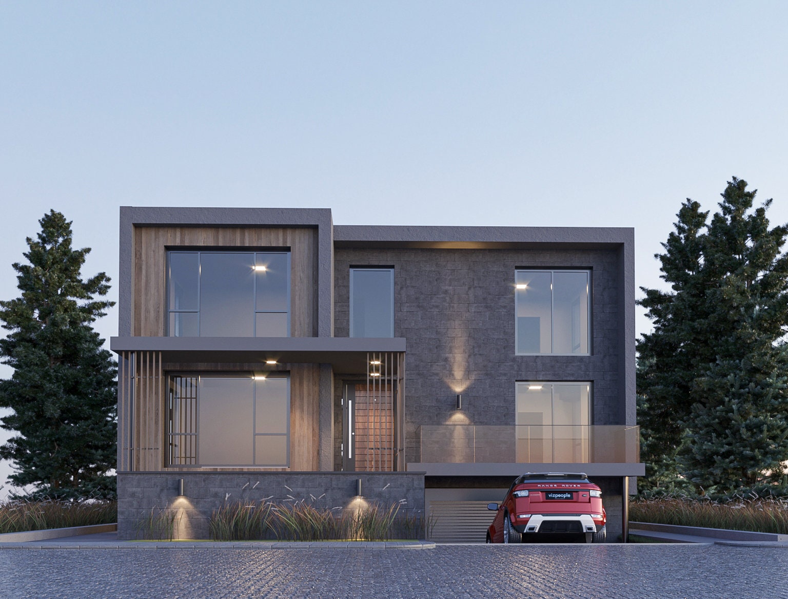 Modern Triplex House Plan: 7 Bedroom, Indoor Pool (CAD File) - Etsy ...