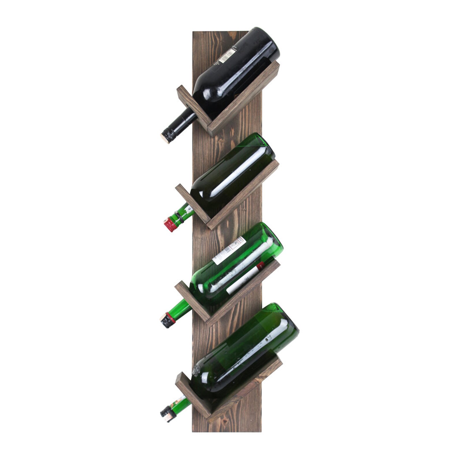 Wine Rack Wine Rack Wall Mounted Wooden Wine Rack for 4 - Etsy
