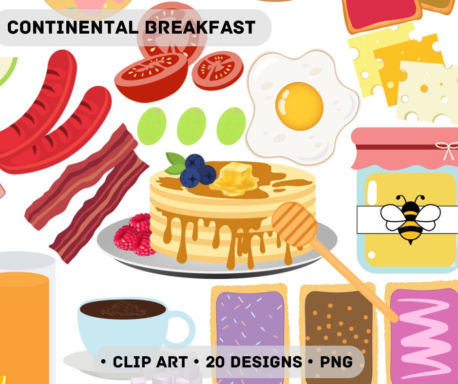 Continental Breakfast Clipart Images