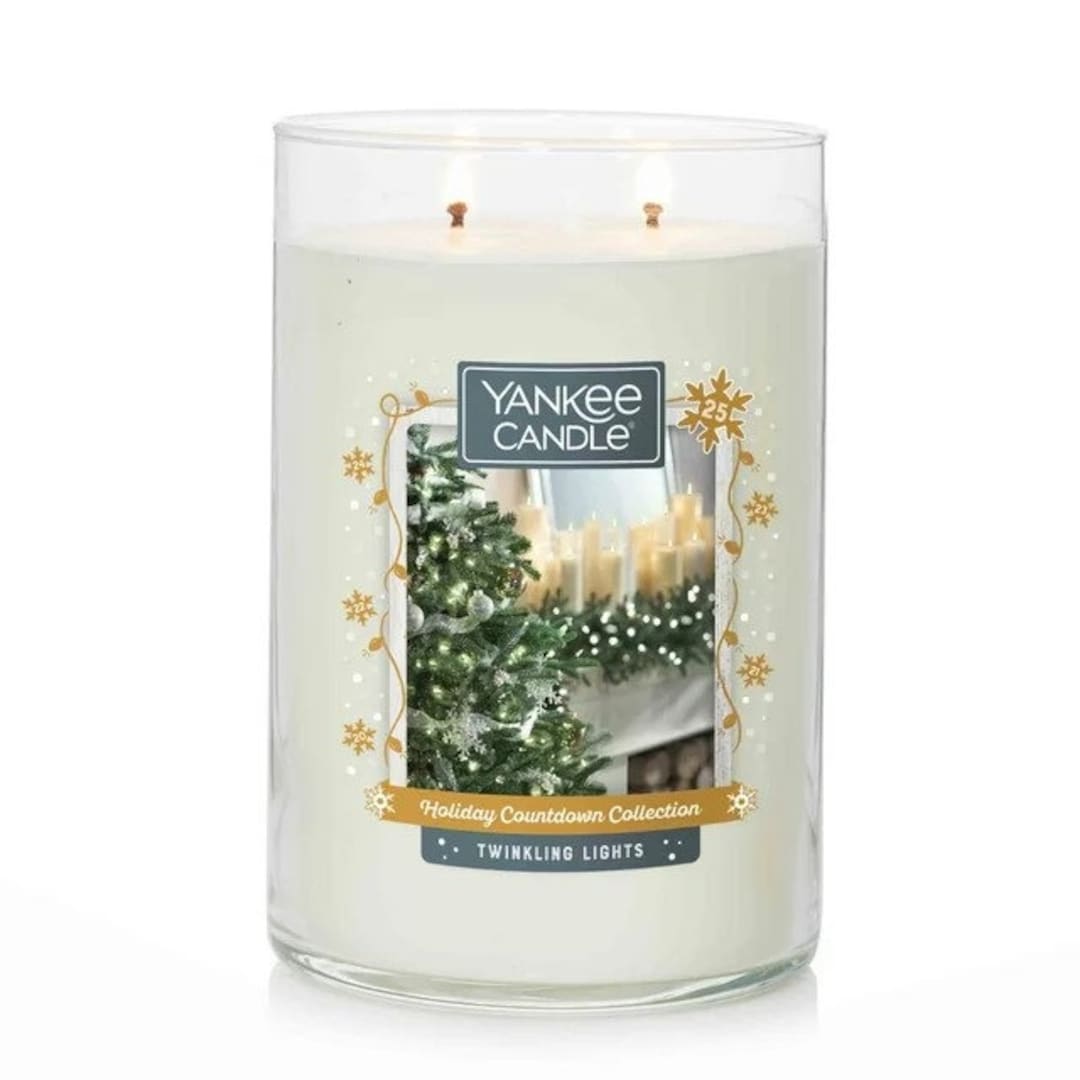 Yankee Candle Twinkling Lights 2-wick Tumbler Candle 22oz - Etsy