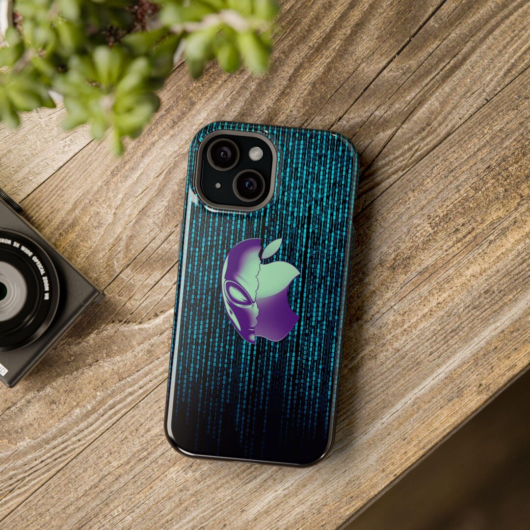Alienware X Apple Logo Magnetic Tough Phone Cases, iPhone 15, 16, Pro ...